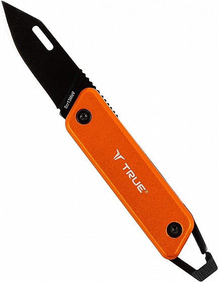 אולר כיס/מחזיק מפתחות כתום True Knives Utility Modern Keychain
